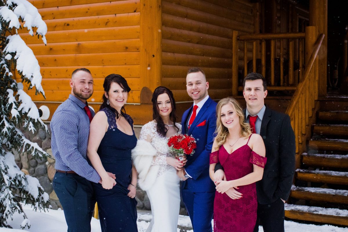 A Magical Winter Wedding in the Rocky Mountains - Taylor & Damian ...