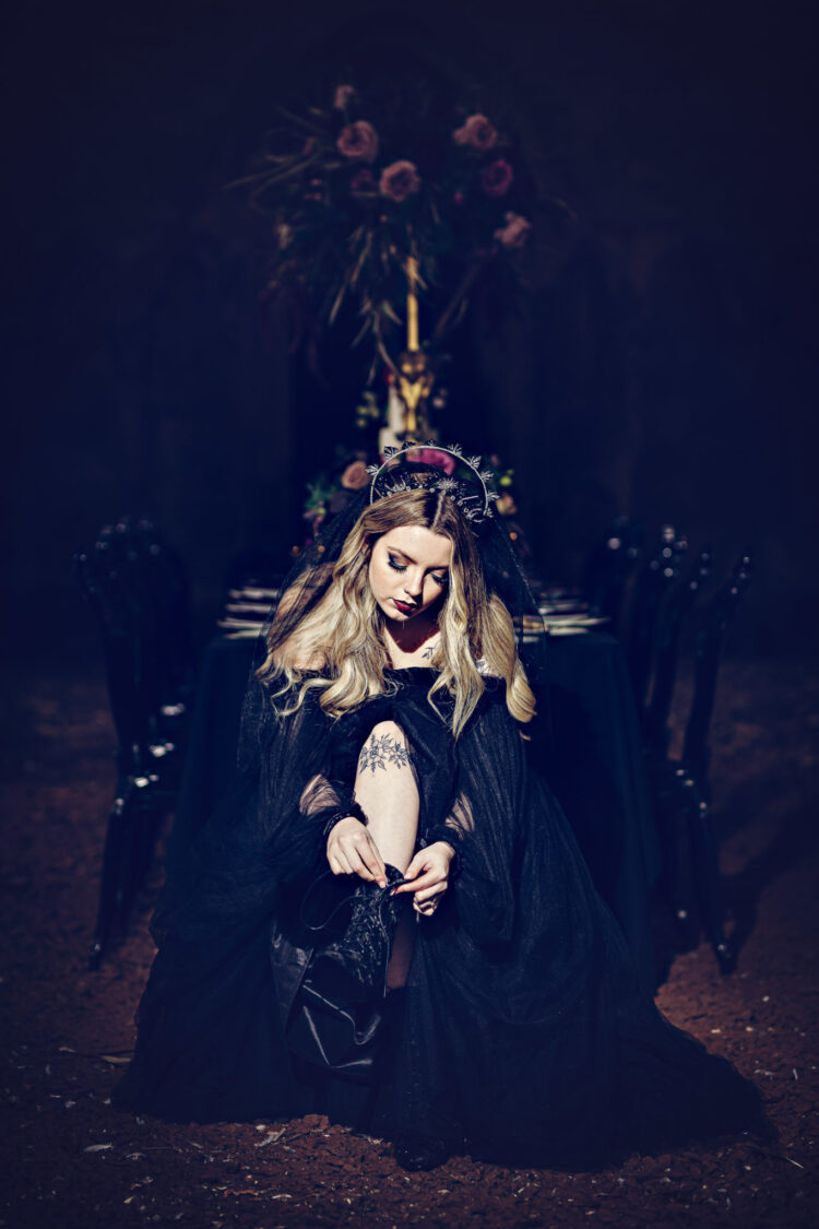 Gothic Glamour Wedding Inspiration - House of Elliot