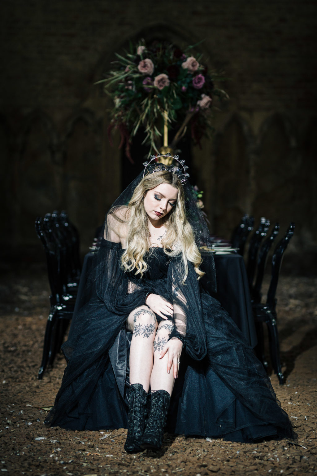 Gothic Glamour Wedding Inspiration - House of Elliot
