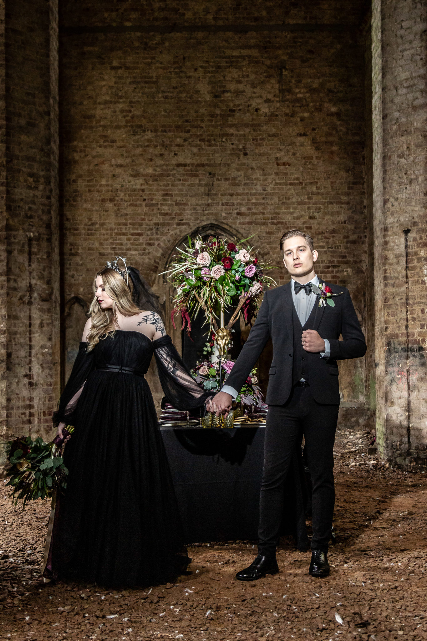 Gothic Glamour Wedding Inspiration - House of Elliot Gothic Glamour Wedding Inspiration - House of Elliot